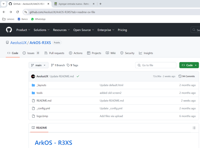 Instalar de cero ArkOS para consola R36S – Retro & Cool